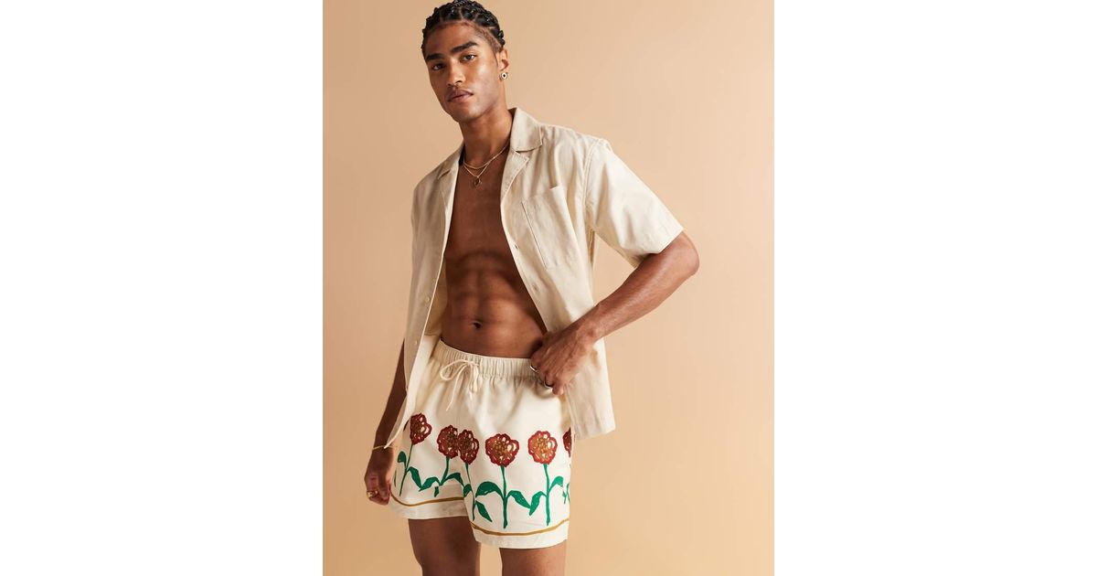 ASOS Swim Shorts in Grey for Men | Lyst UK