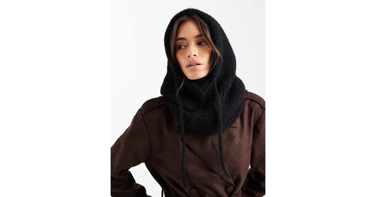 ONLY Knitted Bonnet in Black | Lyst UK