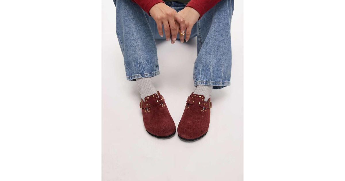 Birkenstock Boston Rivet Clog in Blue | Lyst UK