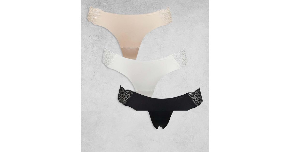 Cotton On 3 Pack Party Pants Seamless G-string Brief | Lyst UK