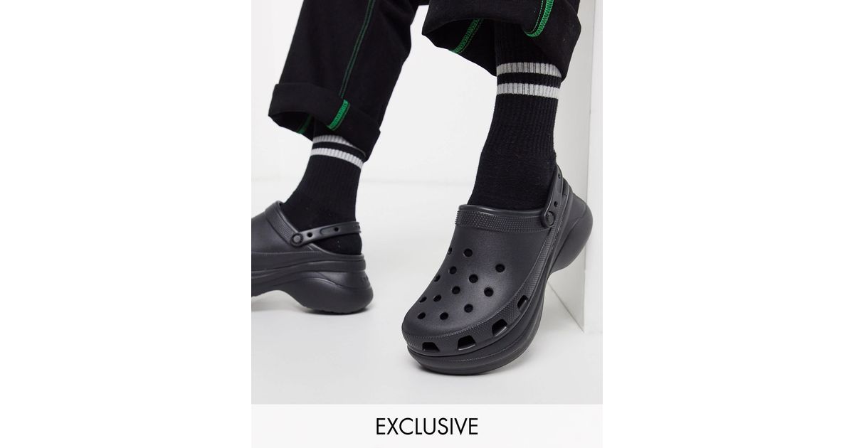Crocs™ Bae Platform Clogs in Black for Men | Lyst