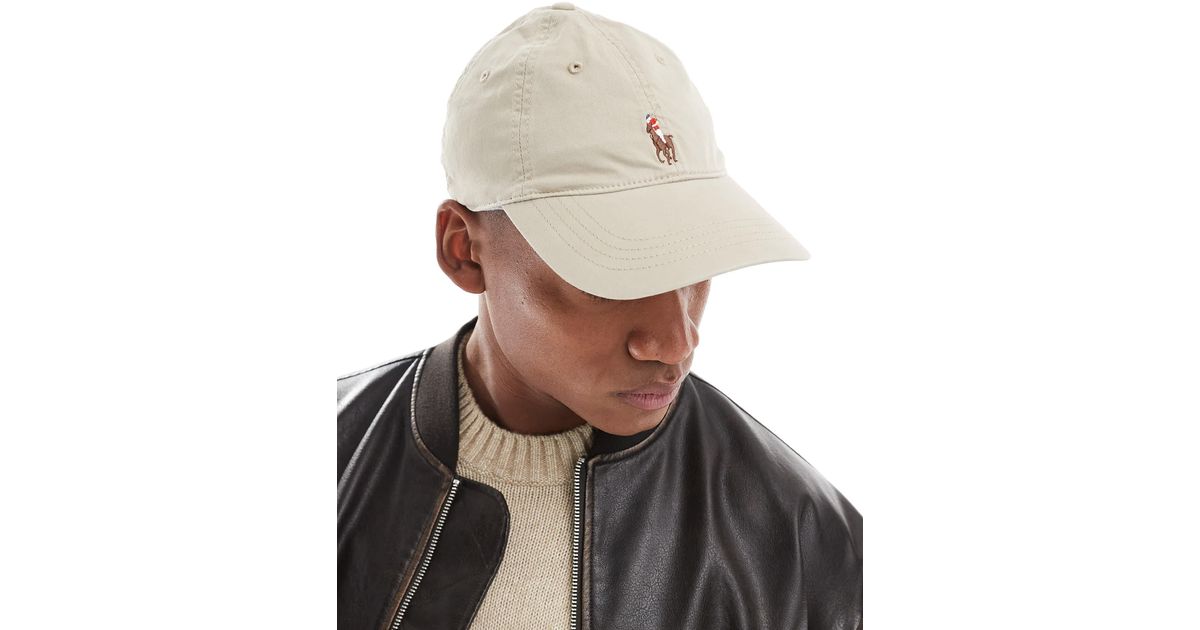 Polo Ralph Lauren Multi Player Logo Stretch Twill Baseball Cap for Men ...