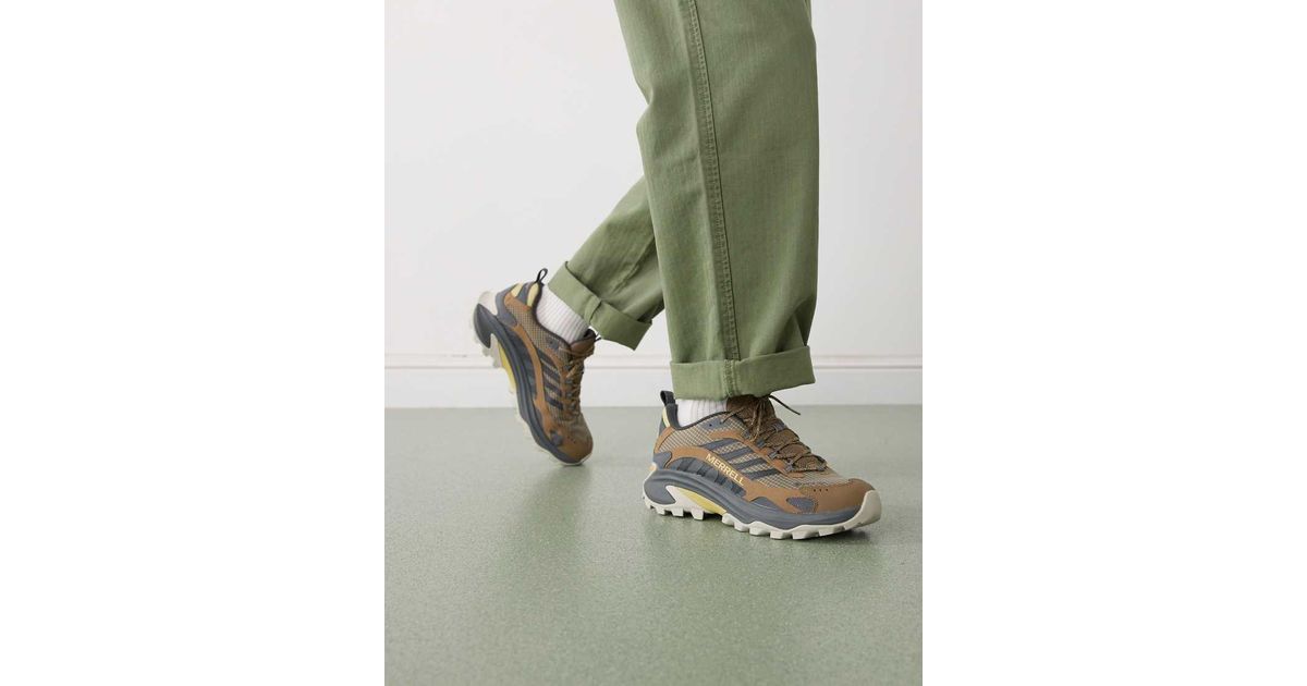 Merrell Moab Speed 2 Gtx Trainers in Green for Men | Lyst UK