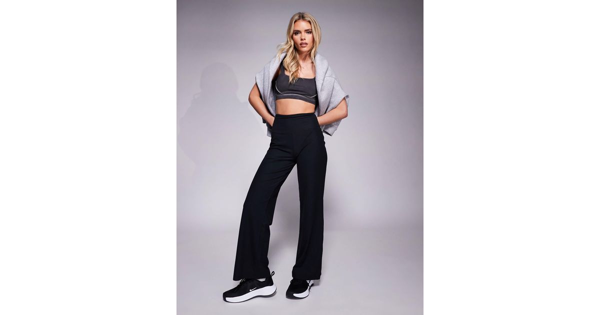 4505 Petite Rib Knit Wide Leg Dance Pants in Blue | Lyst