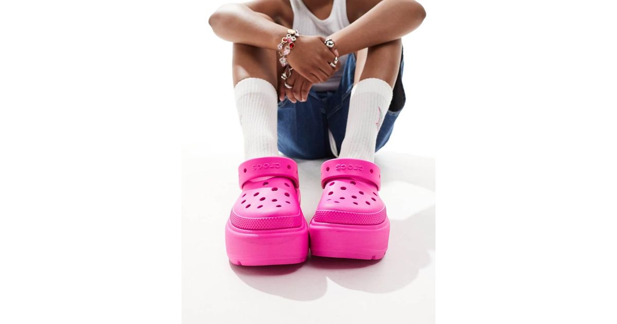 Crocs™ Unisex Stomp Clog in Pink | Lyst UK
