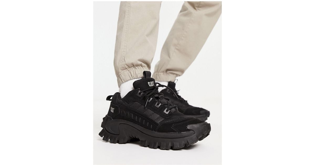 Caterpillar Cat Intruder Chunky Trainers in Black for Men | Lyst UK