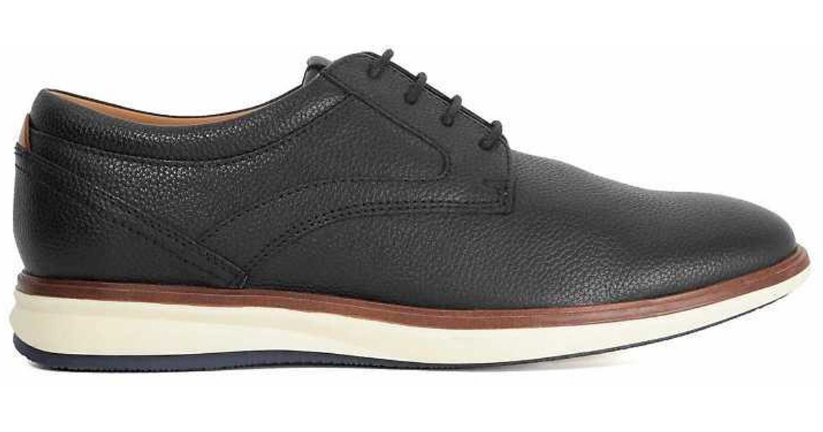 Dune Standard Fit Brydon Hybrid Sole Gibson Shoes in Black for Men ...