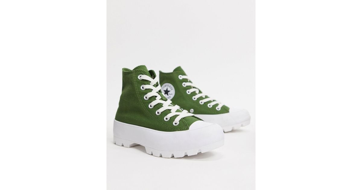 Chuck Taylor - Baskets montantes à semelles épaisses Converse en ...