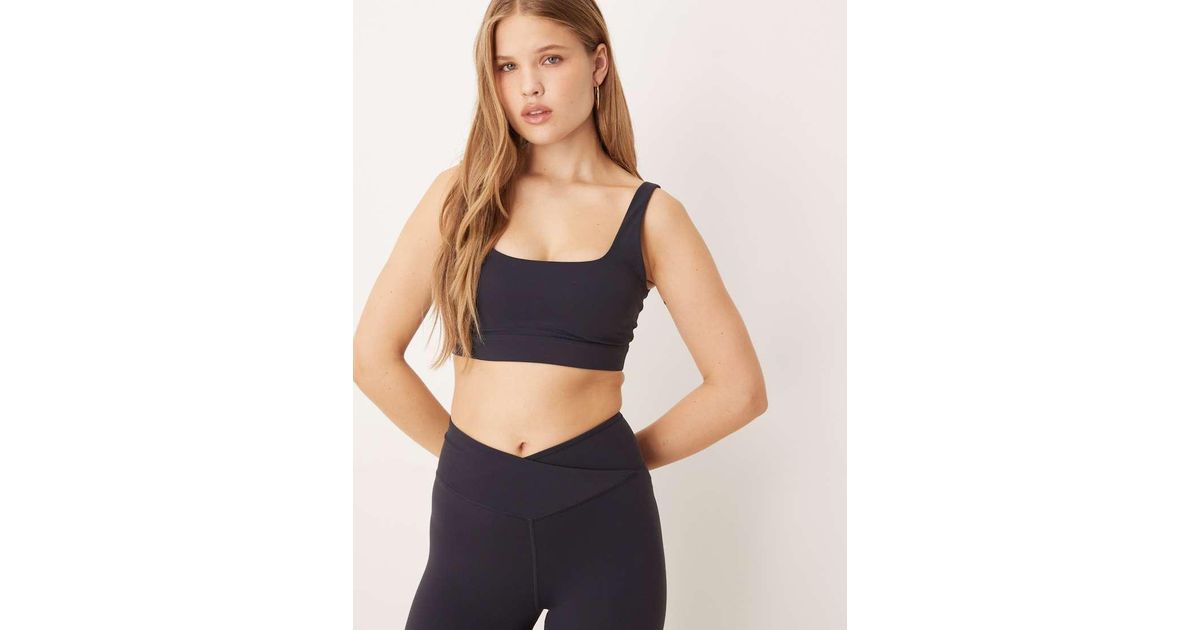Tala Dayflex Built-In Support Essential Square Neck Vest in Blue | Lyst UK