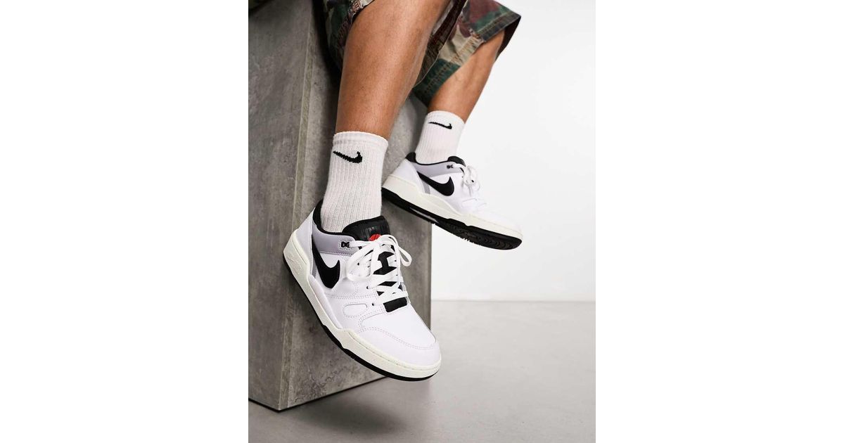 Nike Full Force Low Trainers in White for Men | Lyst UK