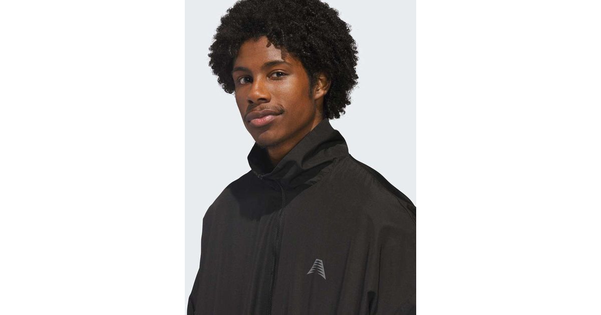 adidas Originals Anthony Edwards Reflective Jacket in Black | Lyst UK