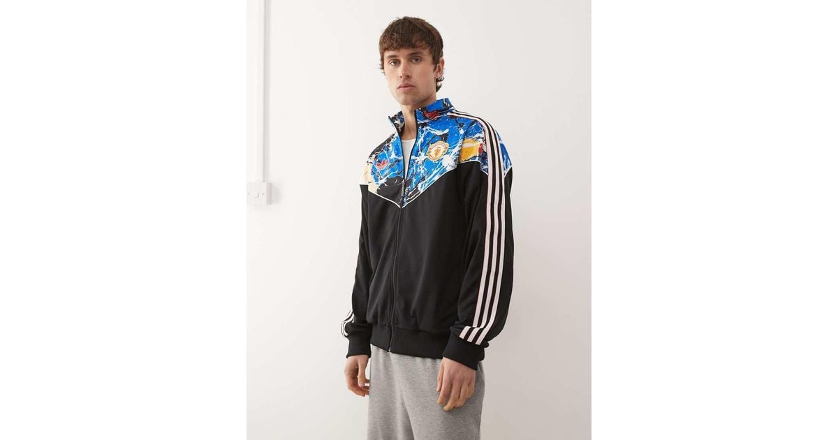 adidas Originals Adidas Football Manchester United Full Zip Jacket in ...