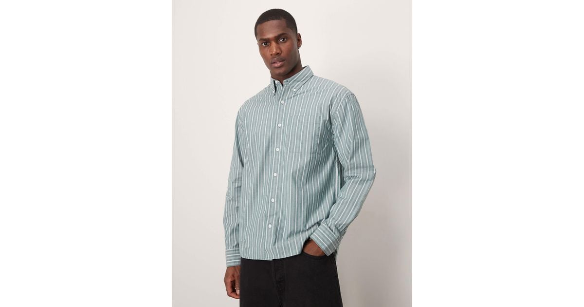 Abercrombie & Fitch Oxford Long Sleeve Shirt in Blue for Men | Lyst
