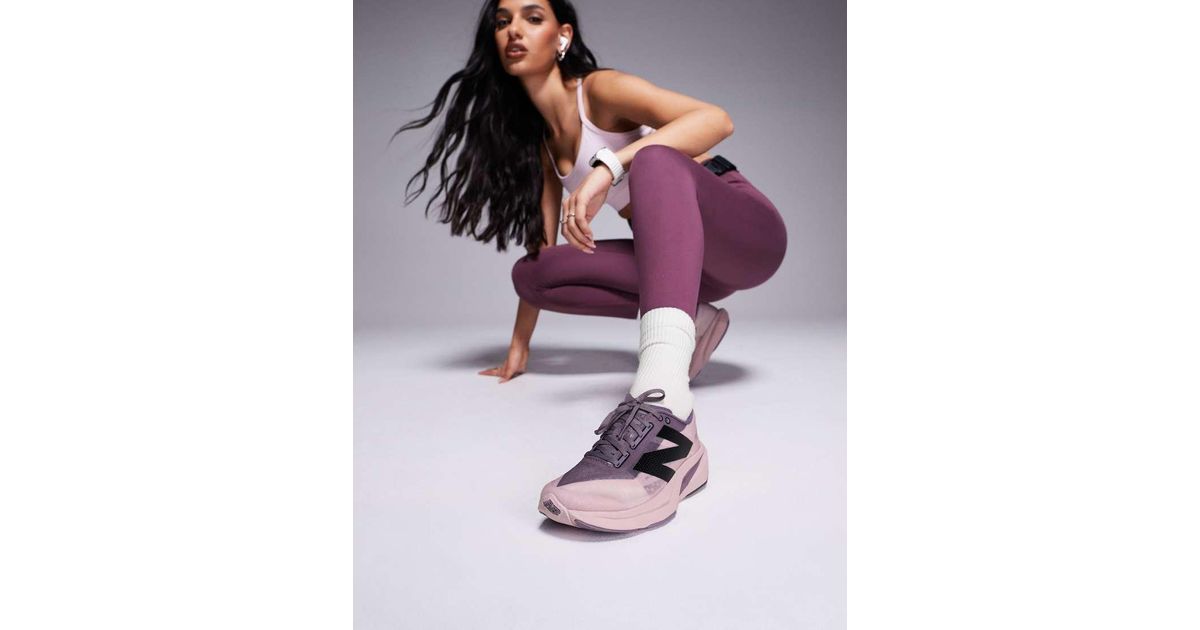New Balance Fuel Cell Rebel V4 Running Trainers in Pink | Lyst UK