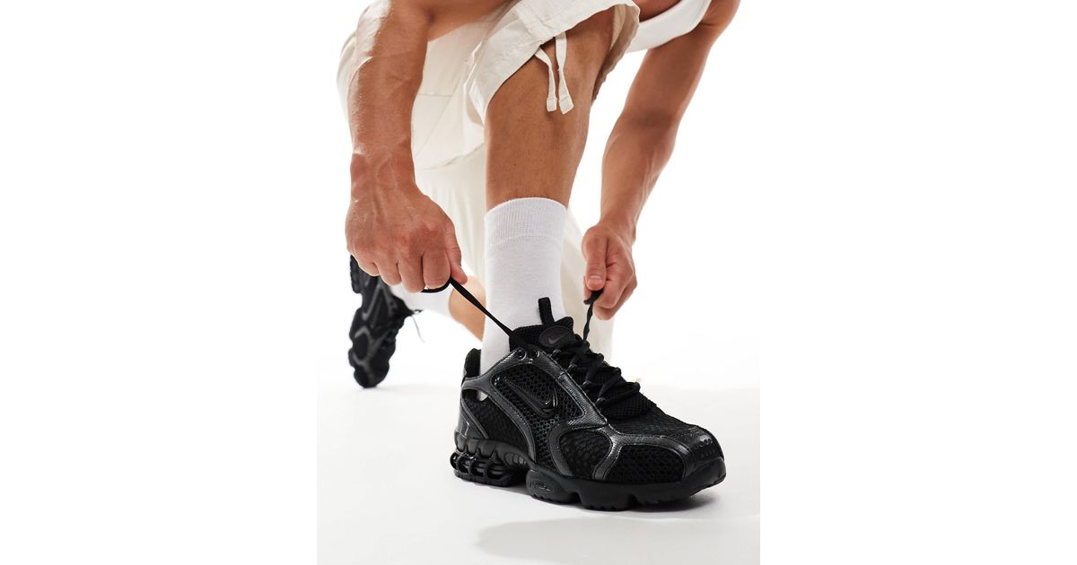 Nike Air Zoom Spiridon Cage 2 Trainers in Black for Men | Lyst