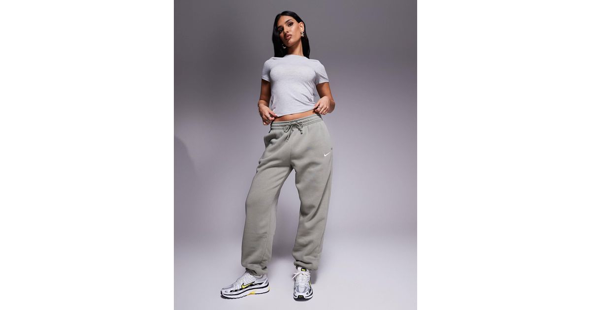 Nike Phoenix Fleece Oversized Sweatpants in Gray | Lyst