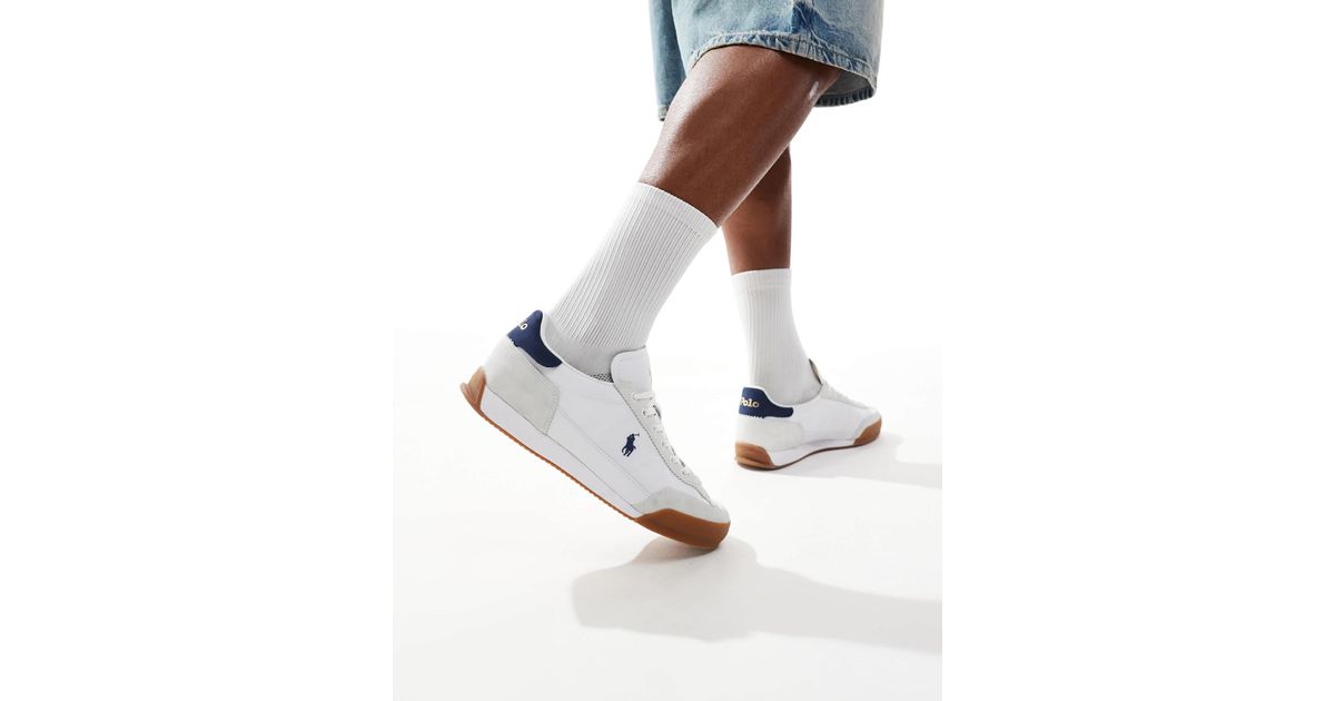 Polo Ralph Lauren Hester Trainer in White for Men | Lyst
