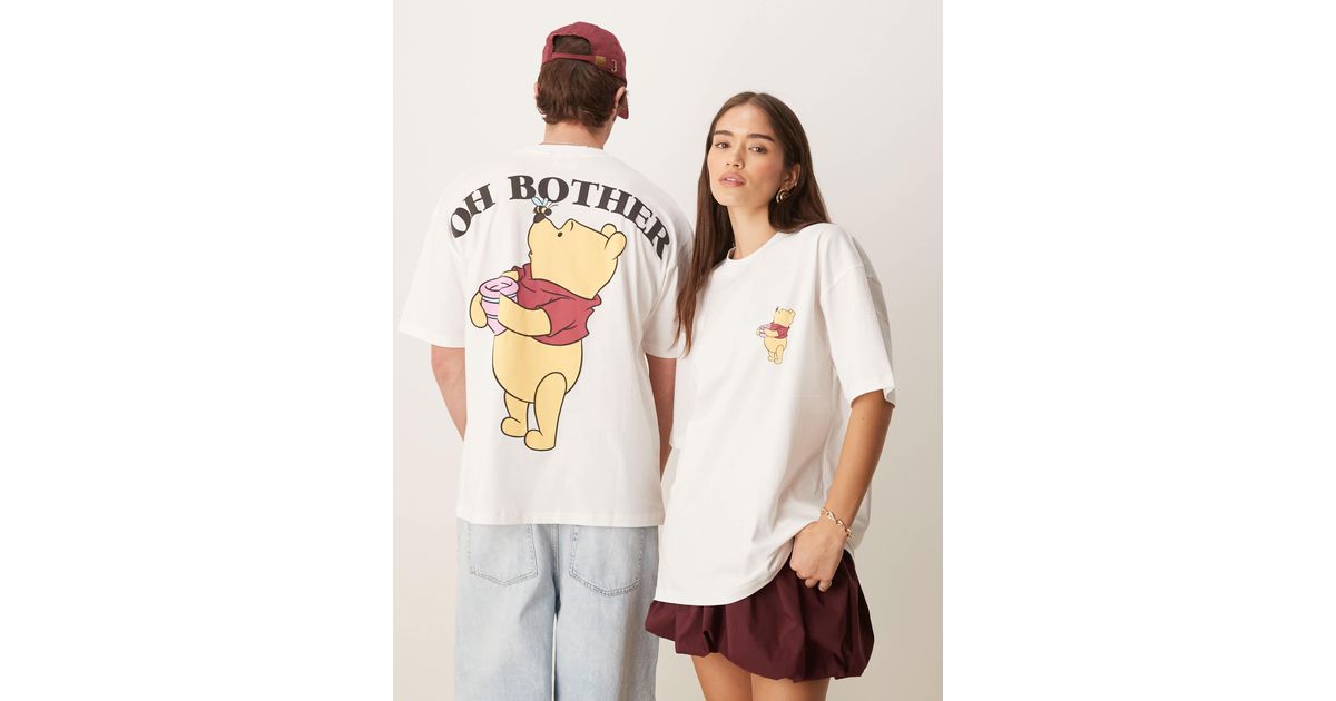 ASOS Disney Unisex Oversized T-shirt With Winnie The Pooh Prints in ...