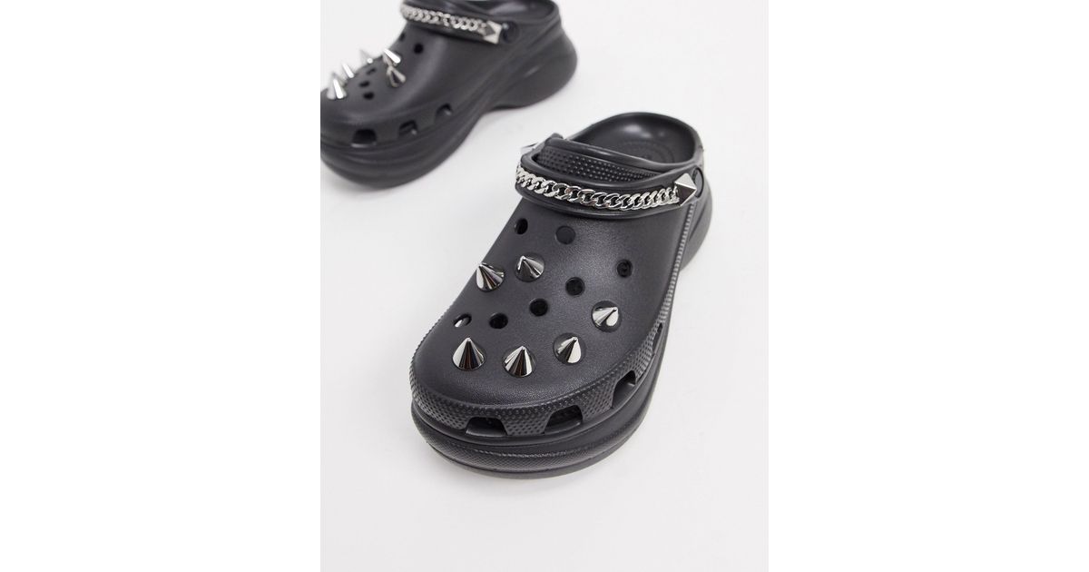 Crocs™ Exclusive Bae Punk Clog in Black | Lyst UK