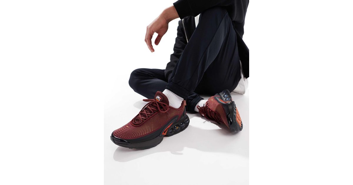 Nike Air Max Dn Sneakers in Red for Men | Lyst