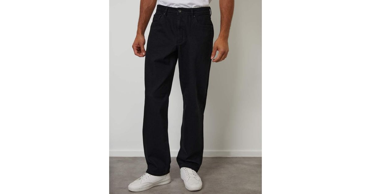 Threadbare Loose Fit Jeans in Black for Men | Lyst UK