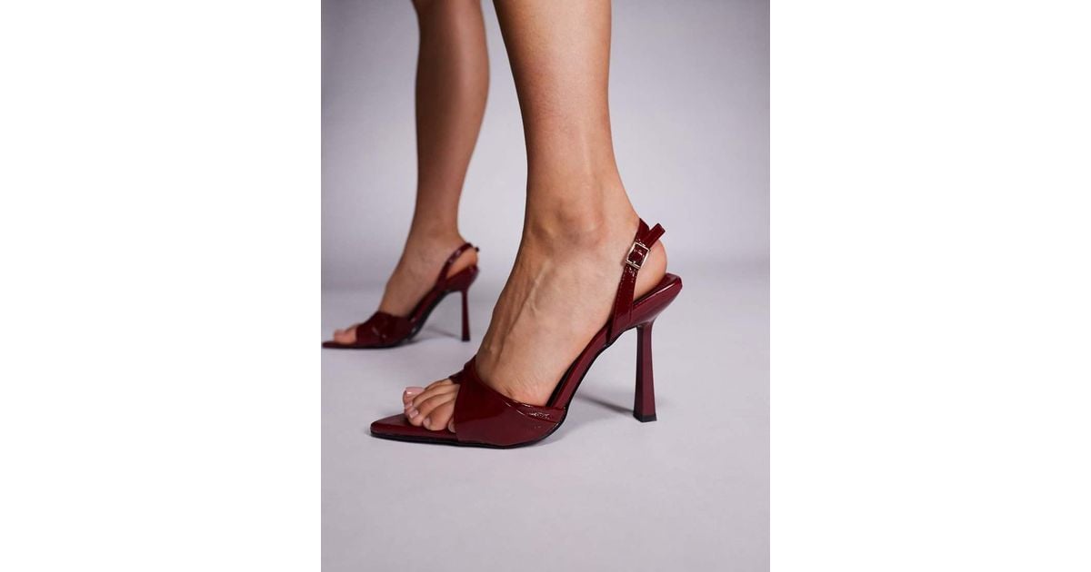 SIMMI Simmi London Lolly Heeled Sandals in Brown | Lyst UK
