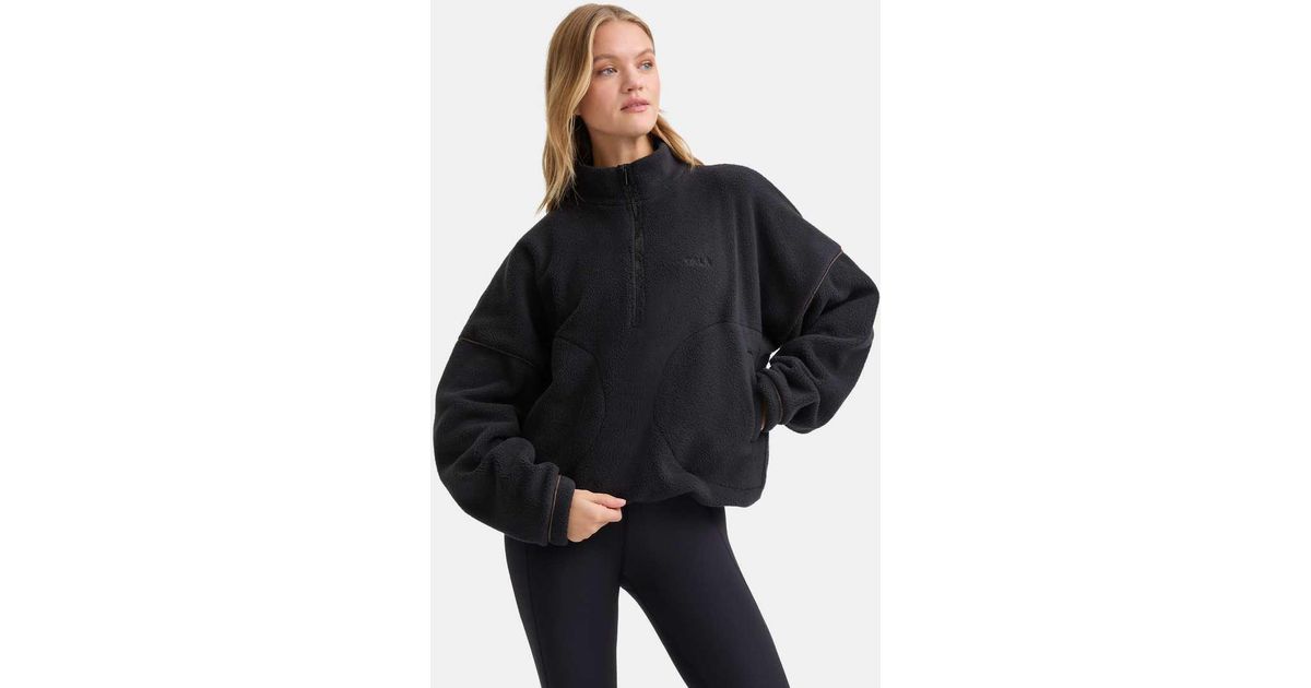 Tala 1/4 Zip Fleece Jumper in Blue | Lyst UK