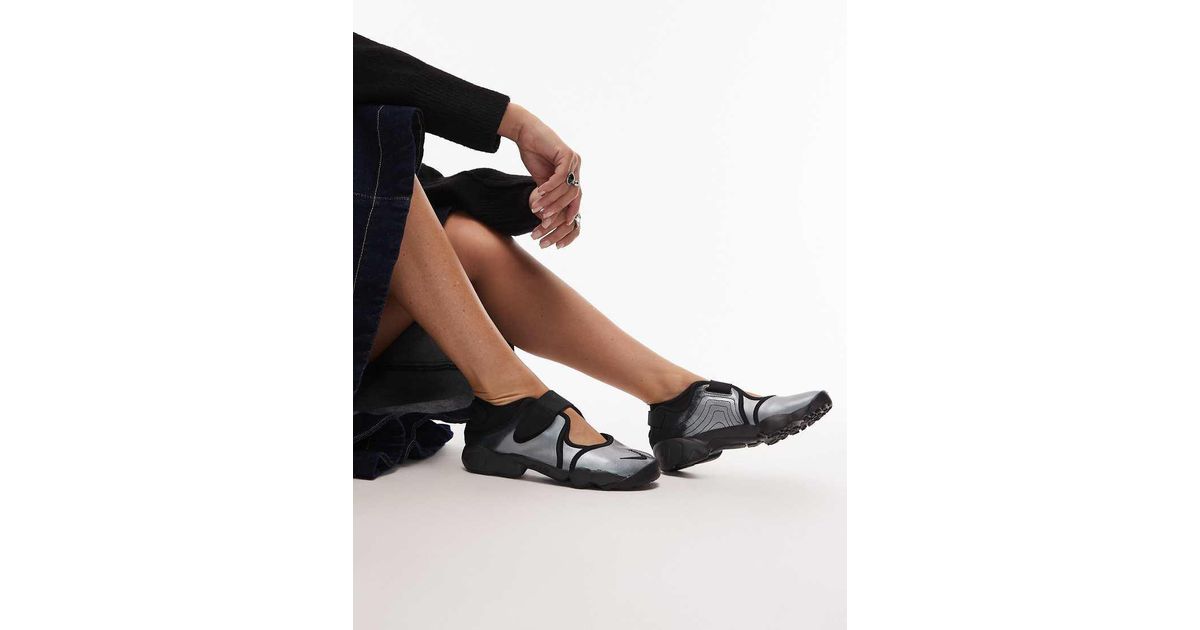 Nike Air Rift Trainers in Black | Lyst UK