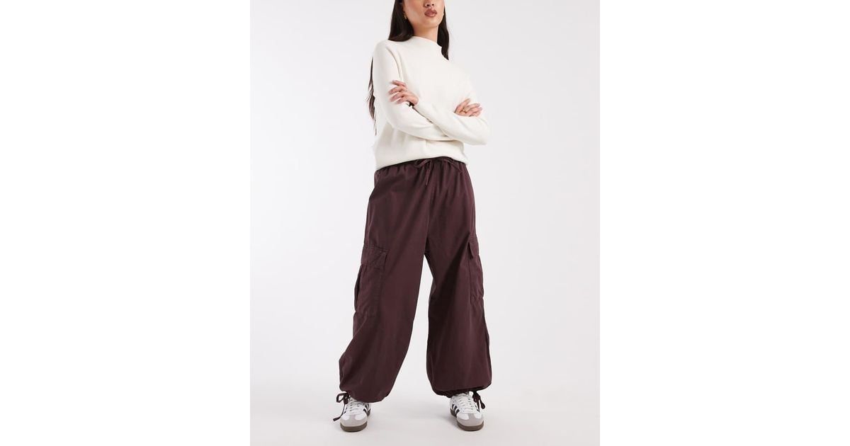 Miss Selfridge Balloon Cargo in White | Lyst UK