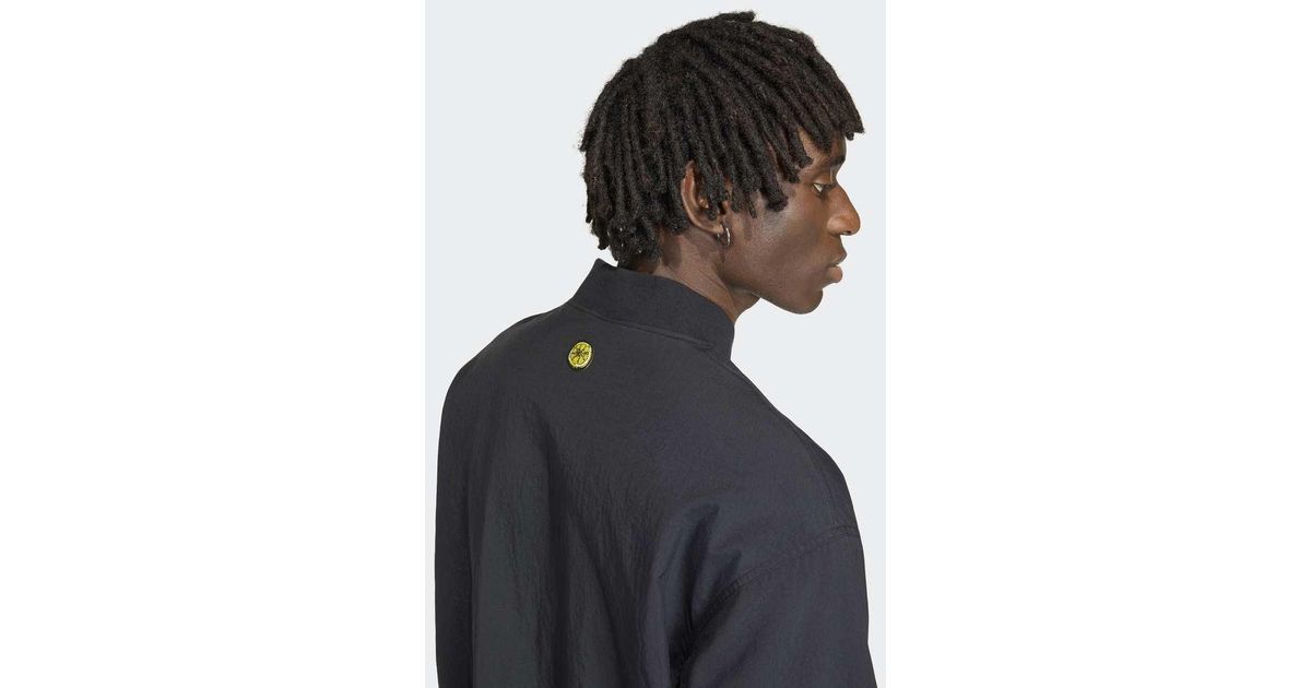 adidas Originals Manchester United Stone Roses Jacket in Black for Men ...
