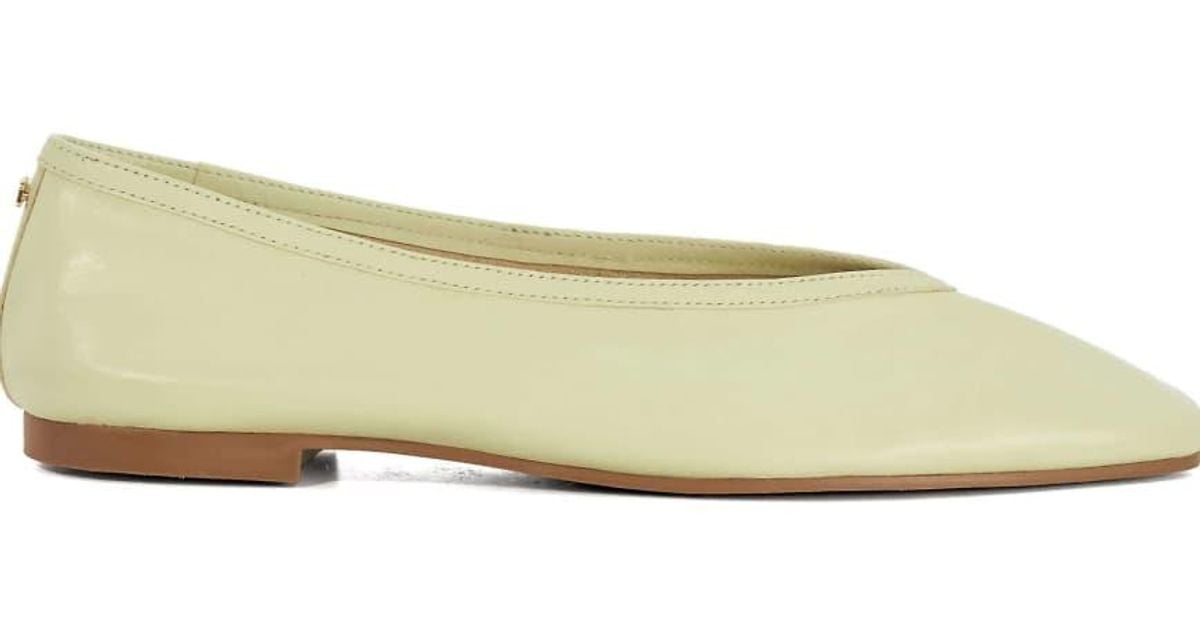 Dune Hetta Ballet Pumps in Natural | Lyst UK