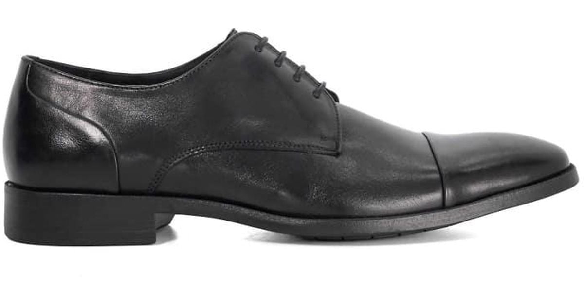 Dune Suffix Derby Shoes in Black for Men | Lyst UK
