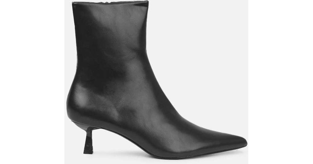 SIMMI Lambert Low Heeled Boots in Black | Lyst UK