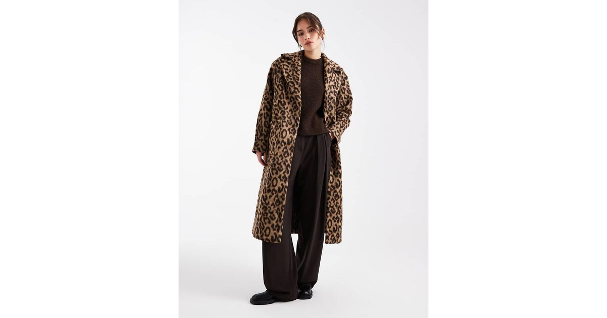 Pieces Formal Maxi Coat | Lyst UK