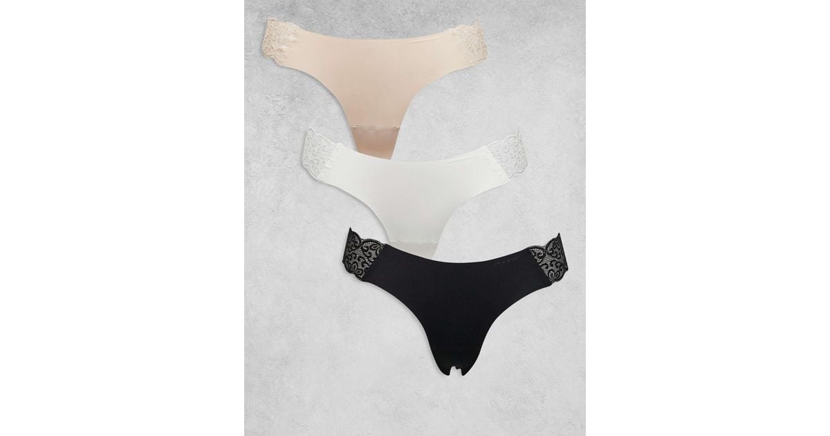 Cotton On 3 Pack Party Pants Seamless G-string Brief | Lyst