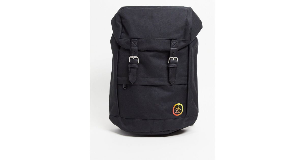 Original Penguin Penguin Torrent Backpack in Black for Men | Lyst