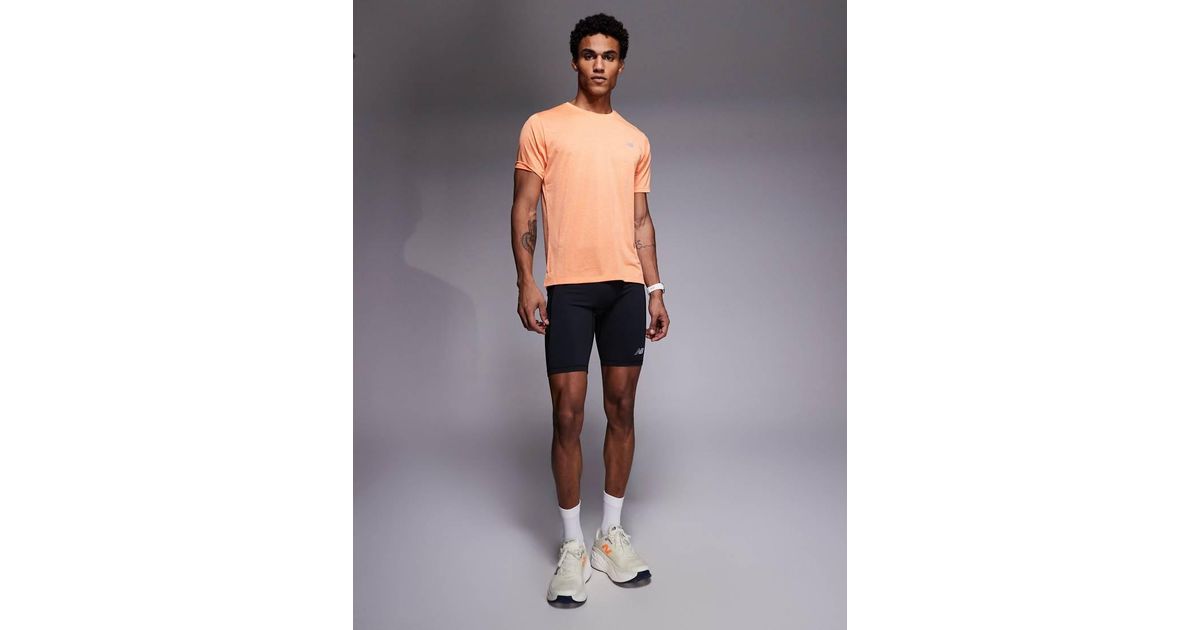 New Balance Rc Pocket 9 Inch Half Tights in Grey for Men | Lyst UK