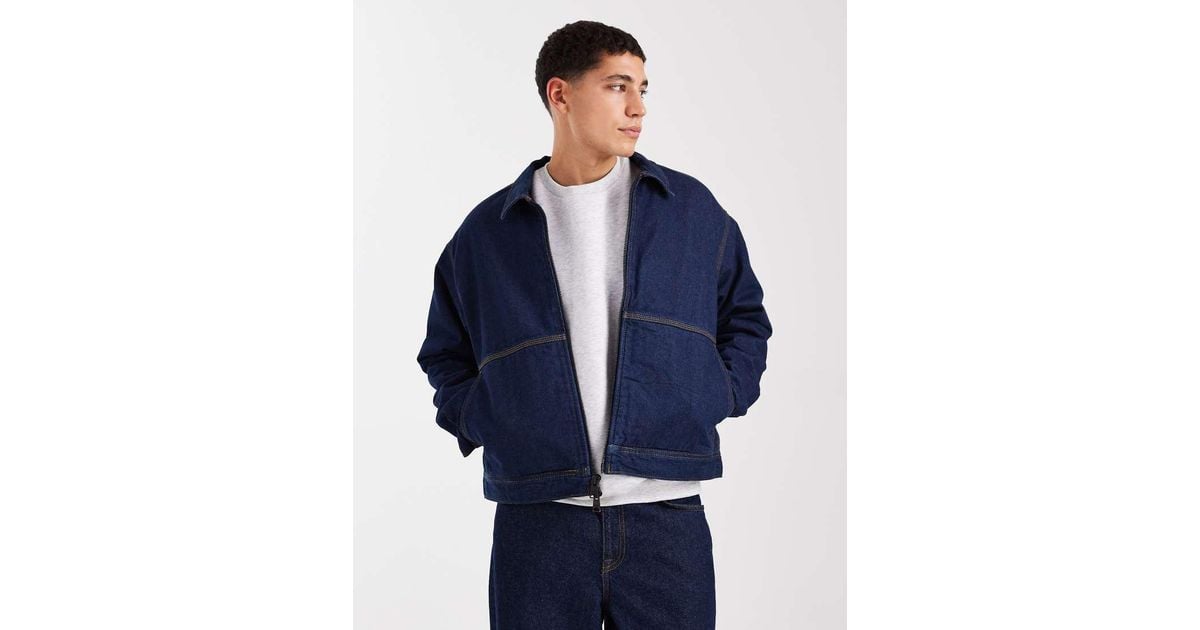 Vans Denim Station Jacket in Blue for Men | Lyst UK