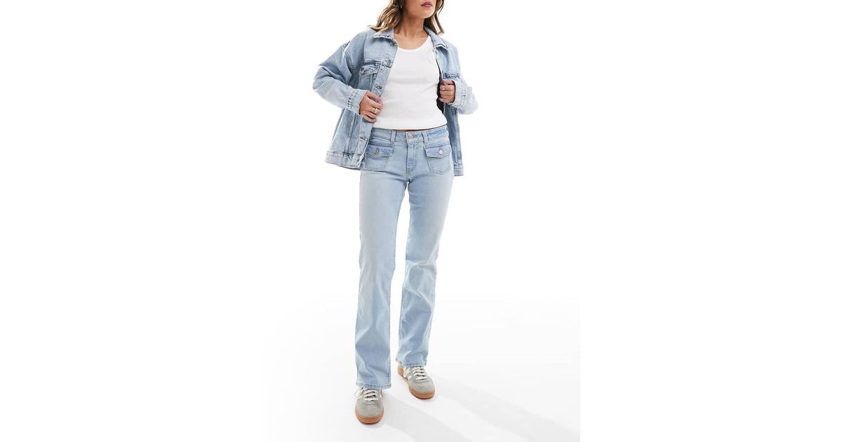 Levi's Vintage Super Low Waist Bootleg Jeans in Blue | Lyst UK