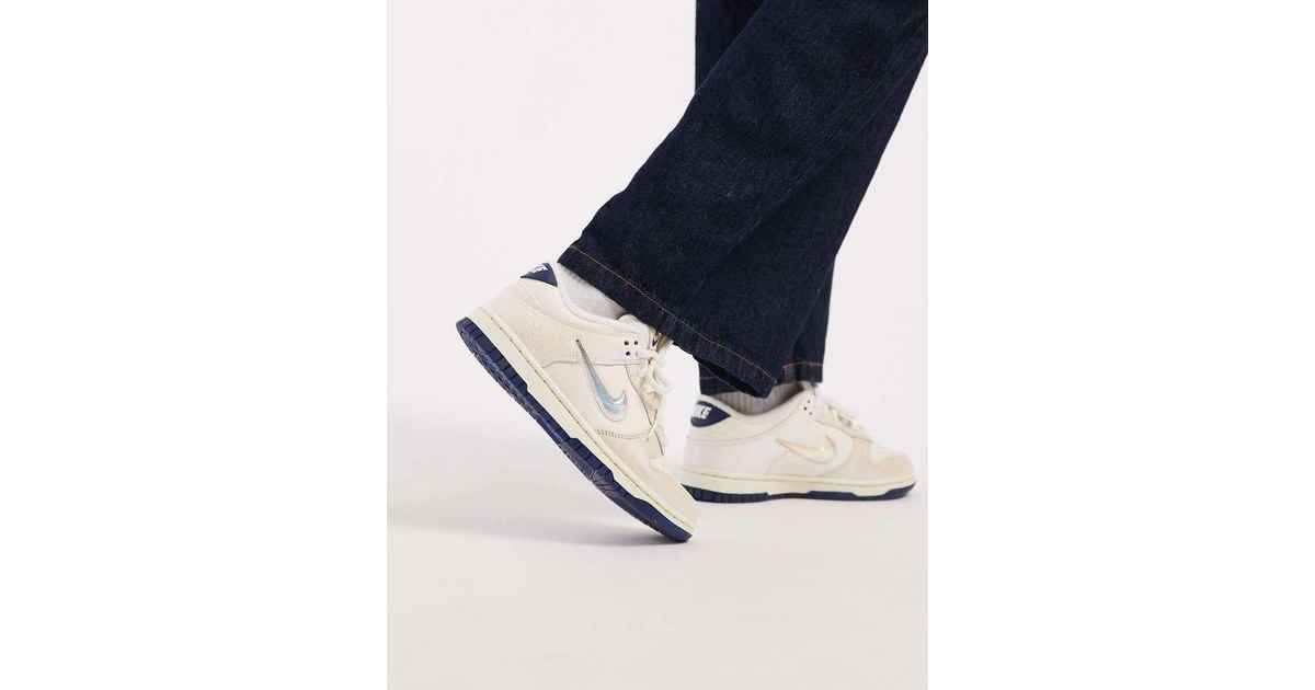 Nike Dunk Low Trainers in Blue | Lyst UK