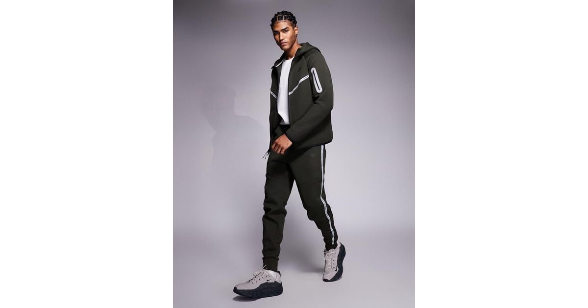 Nike Tech Fleece Reflective joggers in Grey for Men | Lyst UK