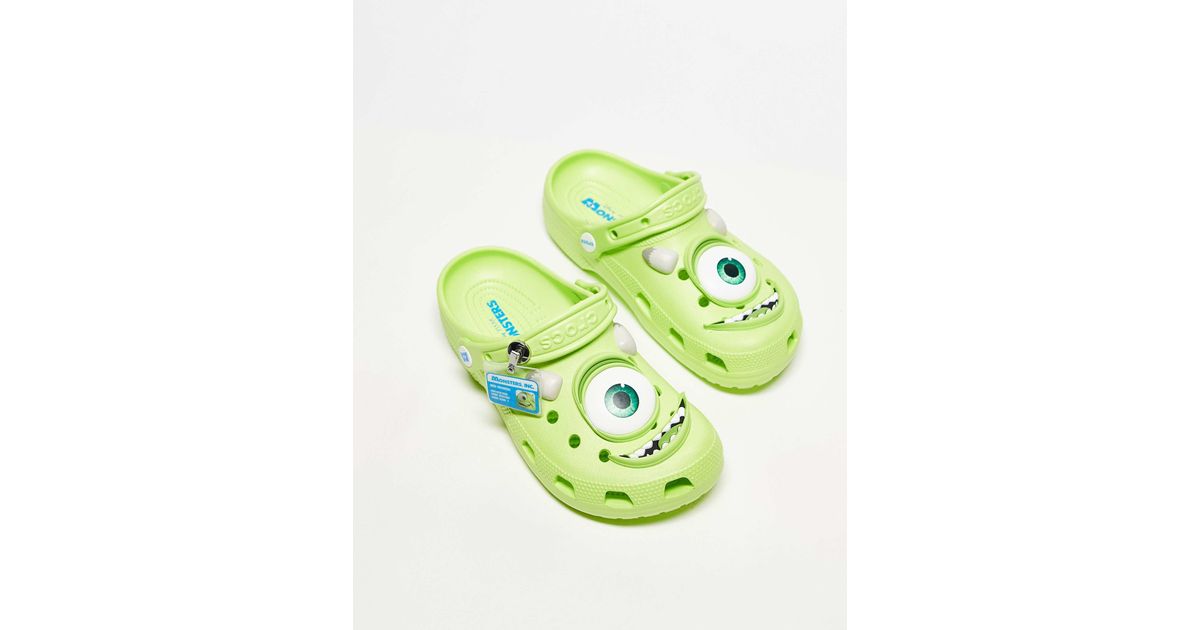 Crocs™ Monsters Inc Mike Clogs in Green | Lyst