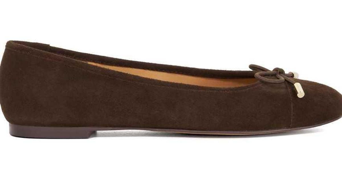Dune Highest Ballet Pumps in Brown | Lyst UK