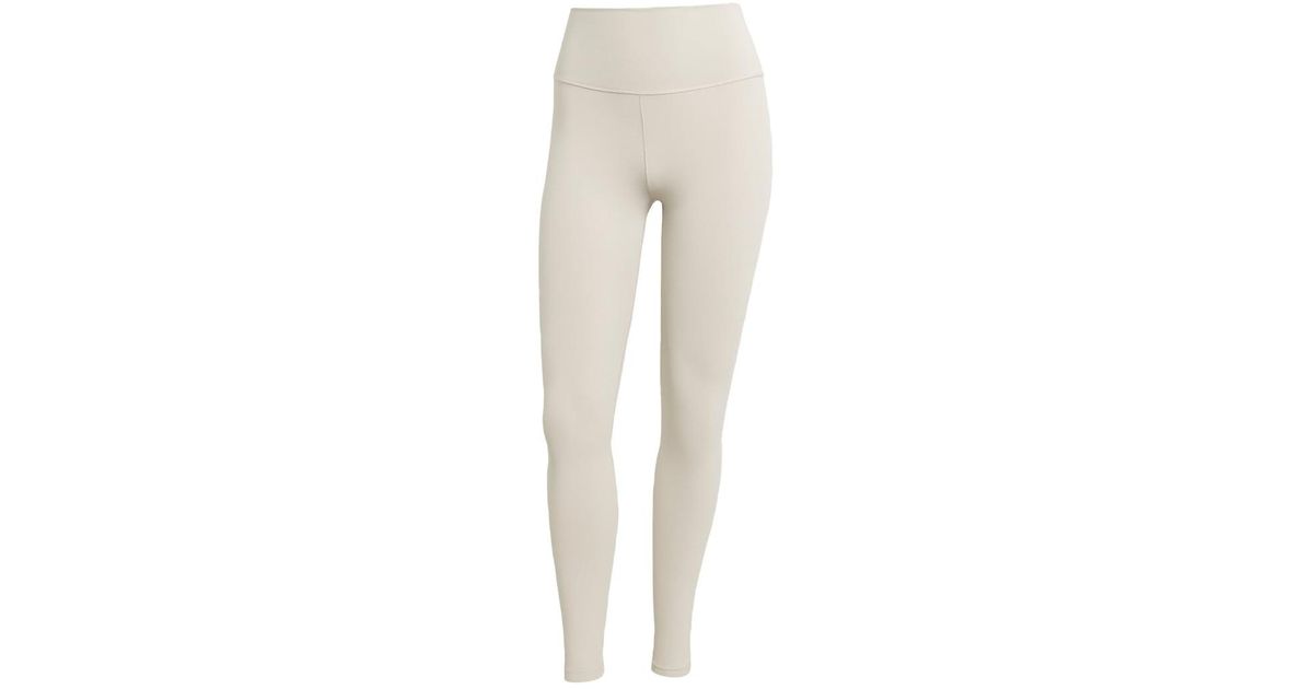 adidas Originals All Me 7/8 Leggings in Natural | Lyst UK