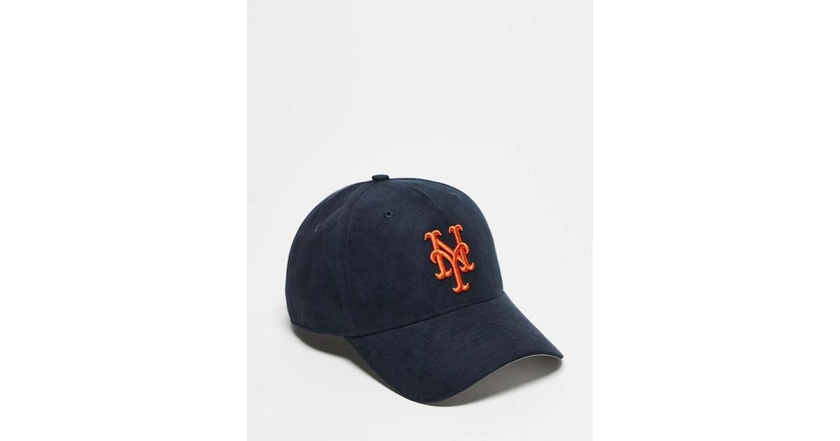'47 Ny Mets Suede Mvp Cap in Blue | Lyst UK