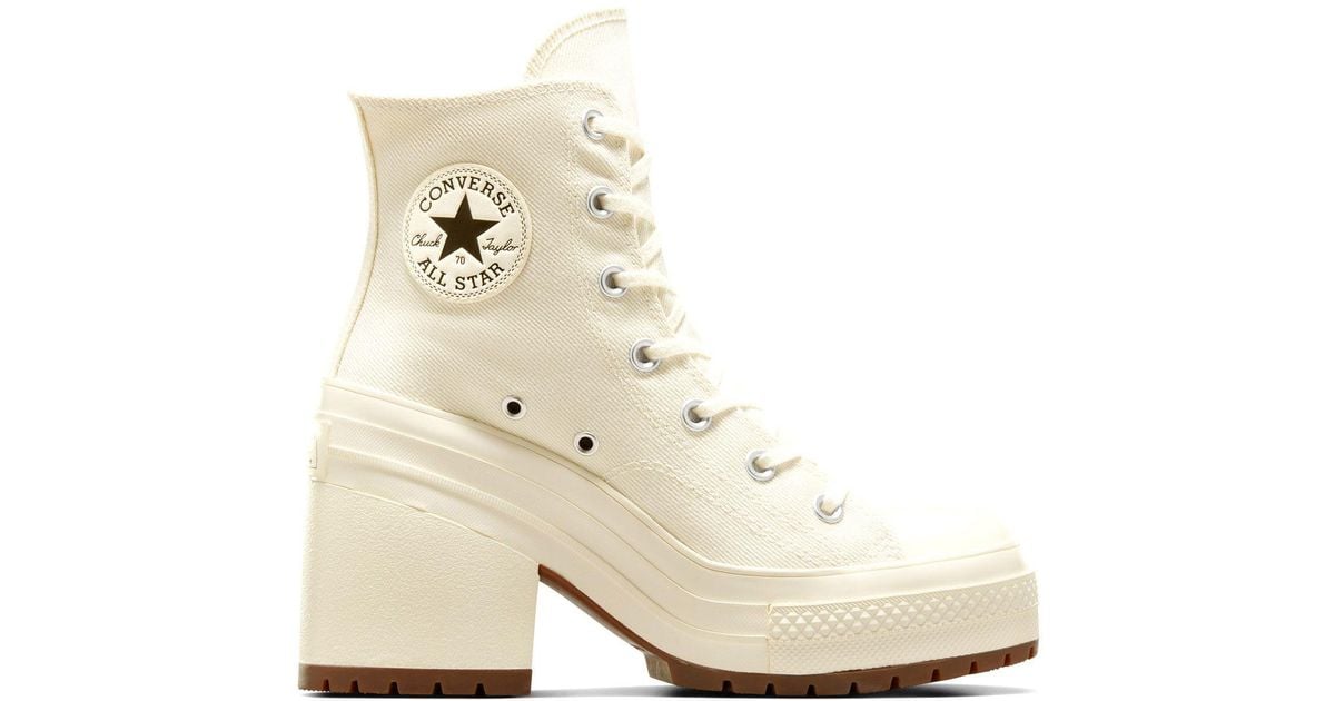 Chuck 70 de luxe - baskets à talon - aigrette Converse en coloris Blanc ...
