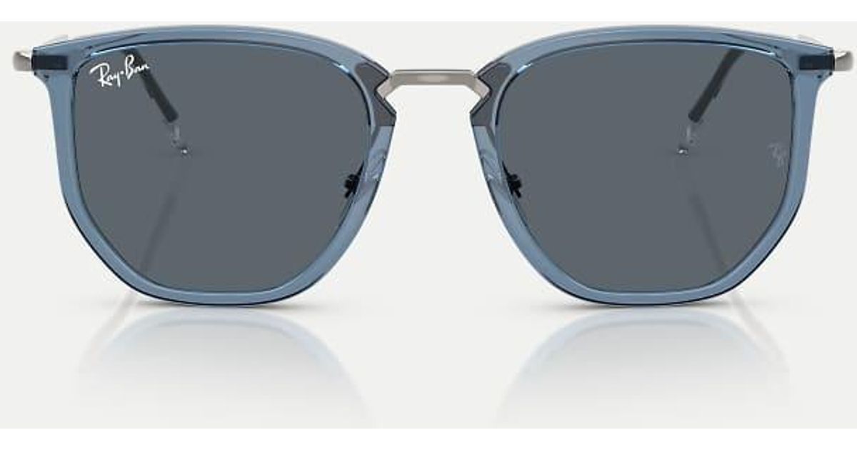Ray-Ban Rb4451 Irregular Sunglasses With Lens in Blue | Lyst UK