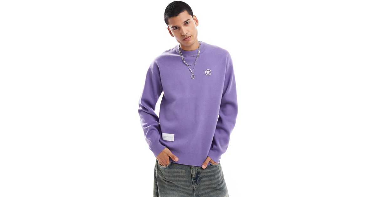 Aape By A Bathing Ape Aape By A Bathing Ape Logo Crew Neck Sweater in ...