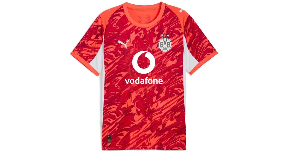 PUMA Borussia Dortmund 25/26 Goalkeeper Jersey in Red for Men | Lyst UK