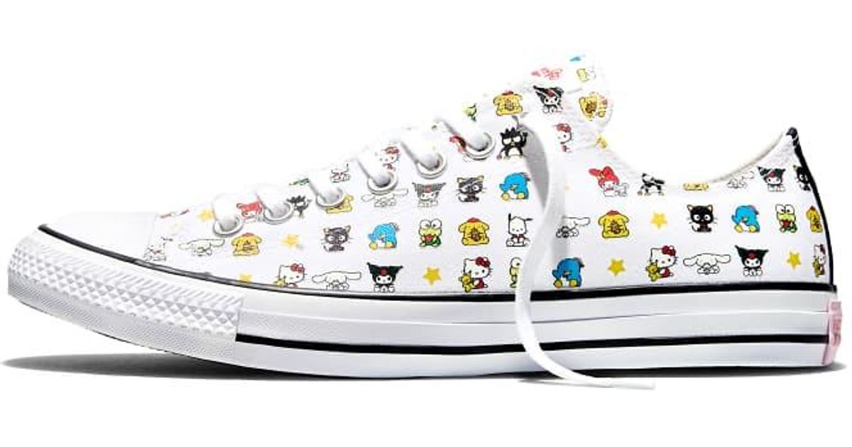 Converse X Hello Kitty And Friends Chuck Taylor All Star Bffs in White ...